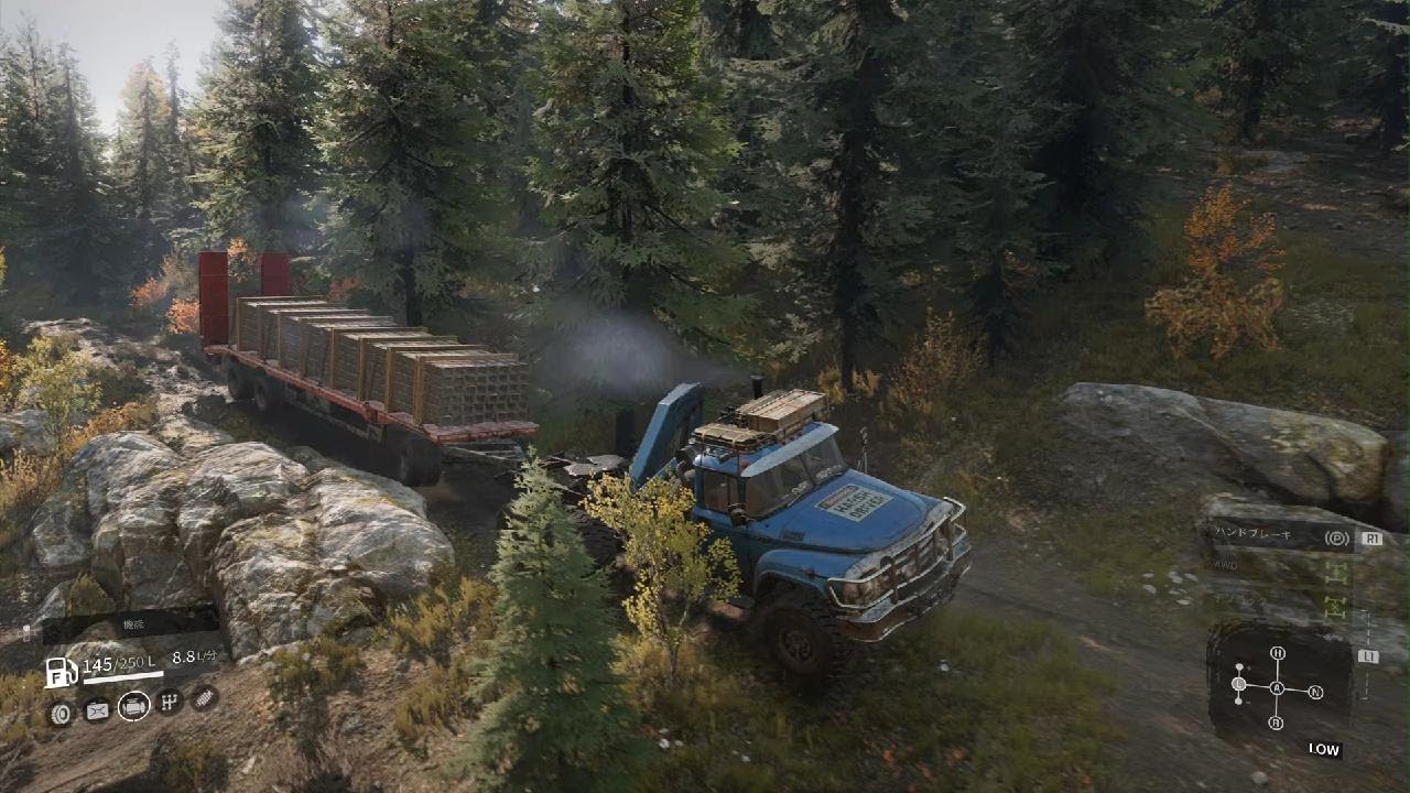 Common truck rollover（Step 39331 Pike & trailer ） | SnowRunner PS5 ...