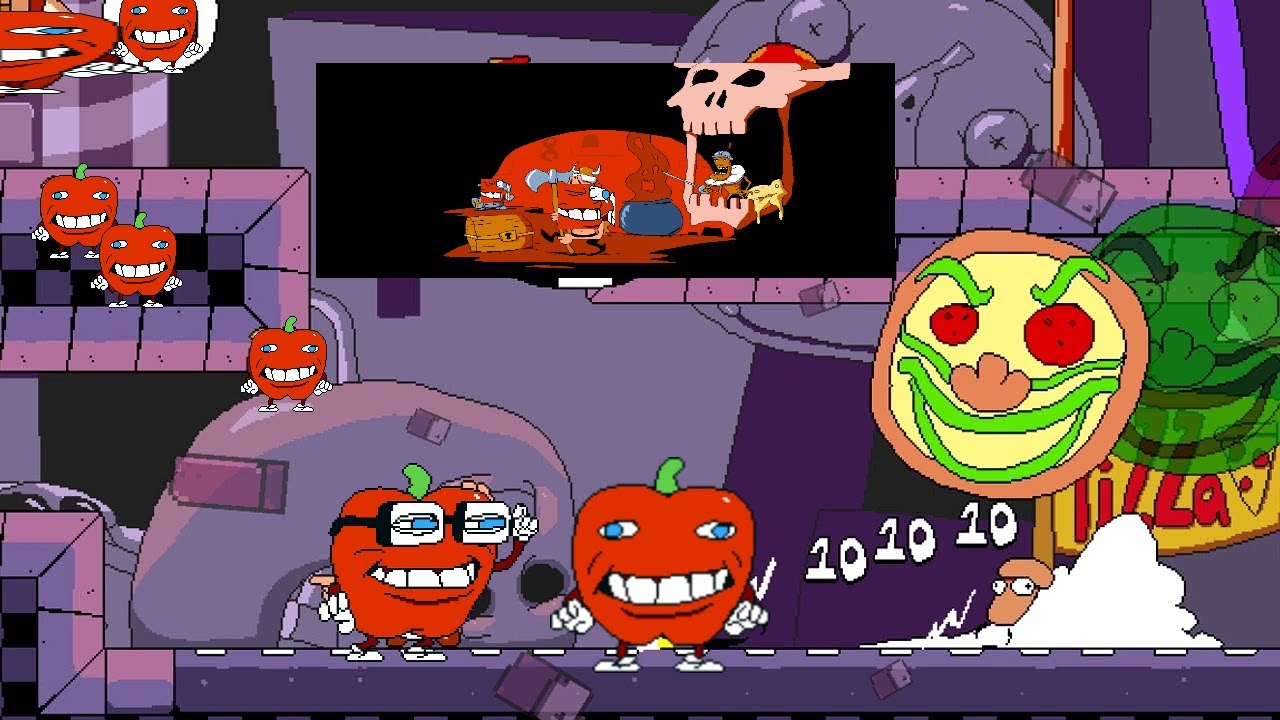 Bloodsauce Dungeon Pizzagal/Lap 3 as Pepperman | Pizza Tower Unite Mod - YouTube