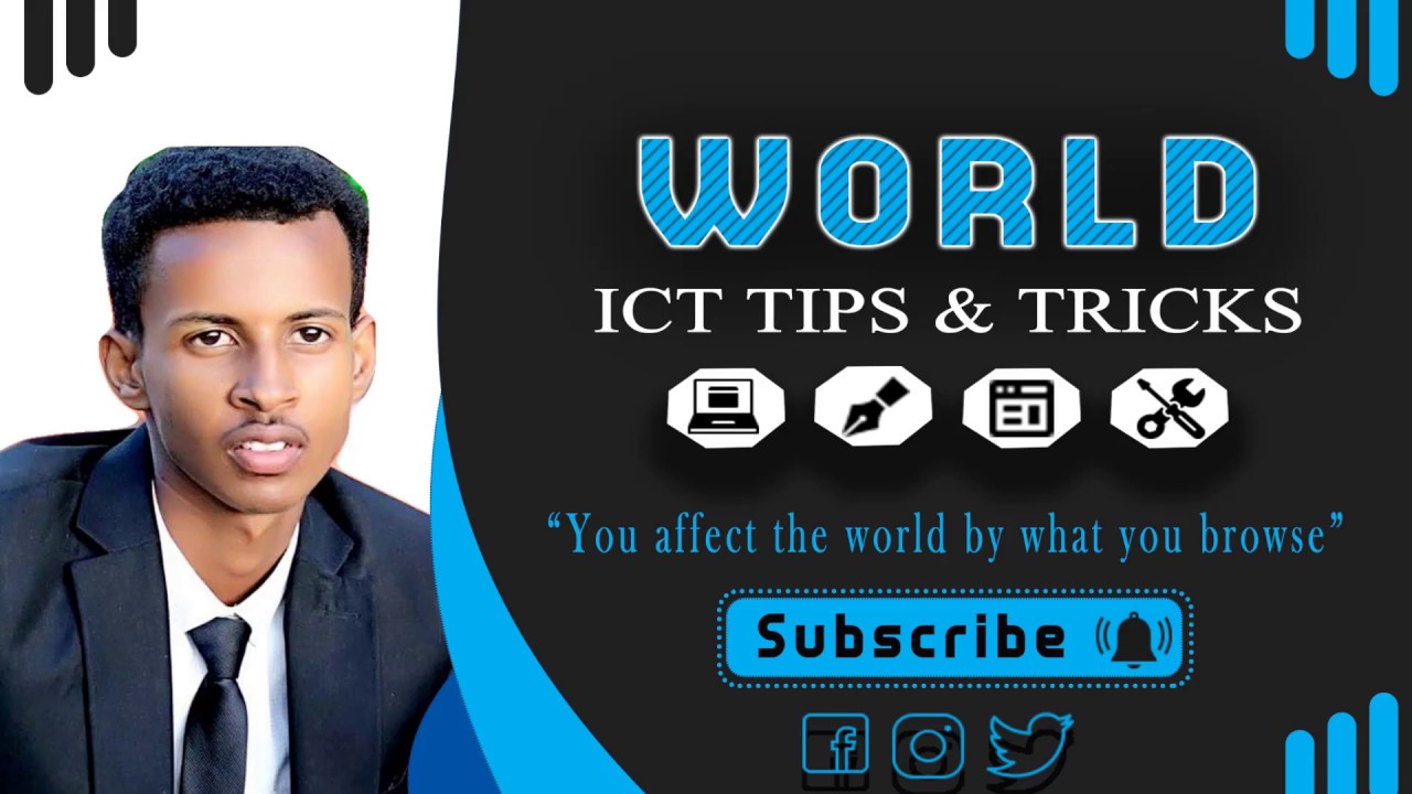 welcome to my channel || ICT Tips & Tricks Tutorials || HD - YouTube