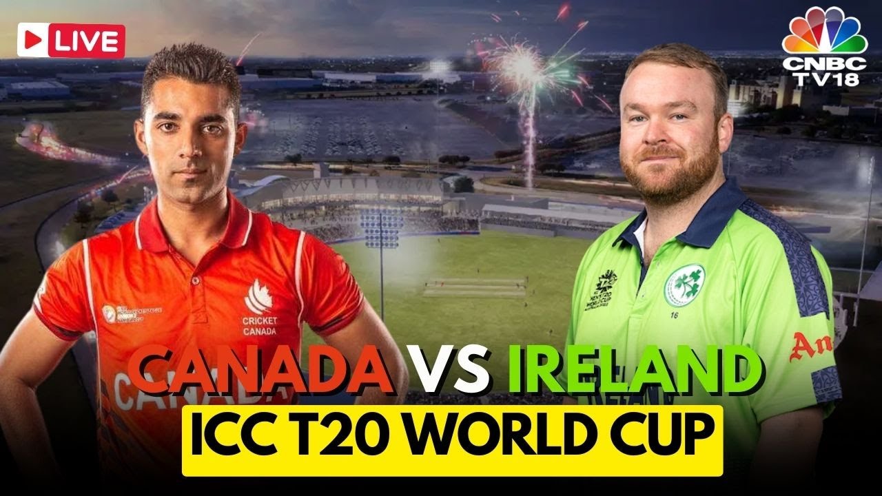 Canada Vs Ireland Match LIVE | ICC T20 World Cup 2024 LIVE | Canada Vs ...