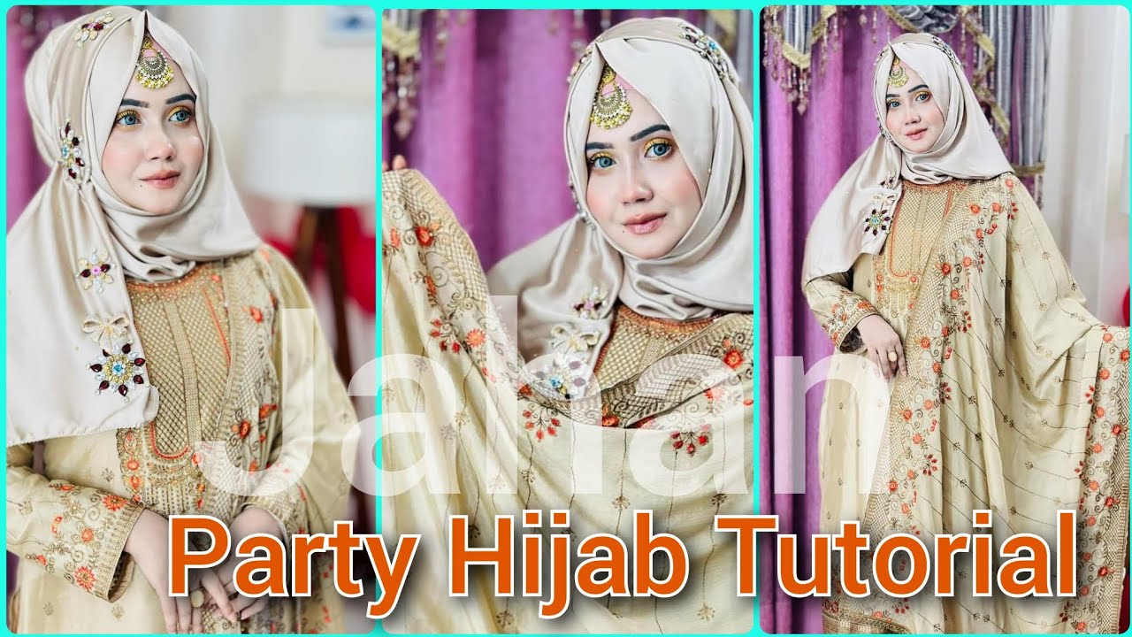 Gorgeous hijab tutorial | Hijab style | Hijab tutorial 🧡 #hijab # ...