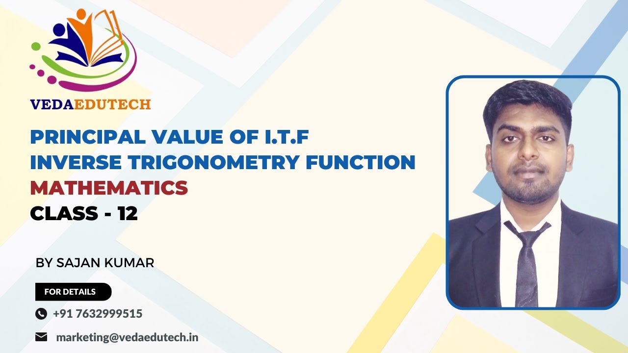 Principal value of I.T.F | Inverse Trigonometry Function | Mathematics ...