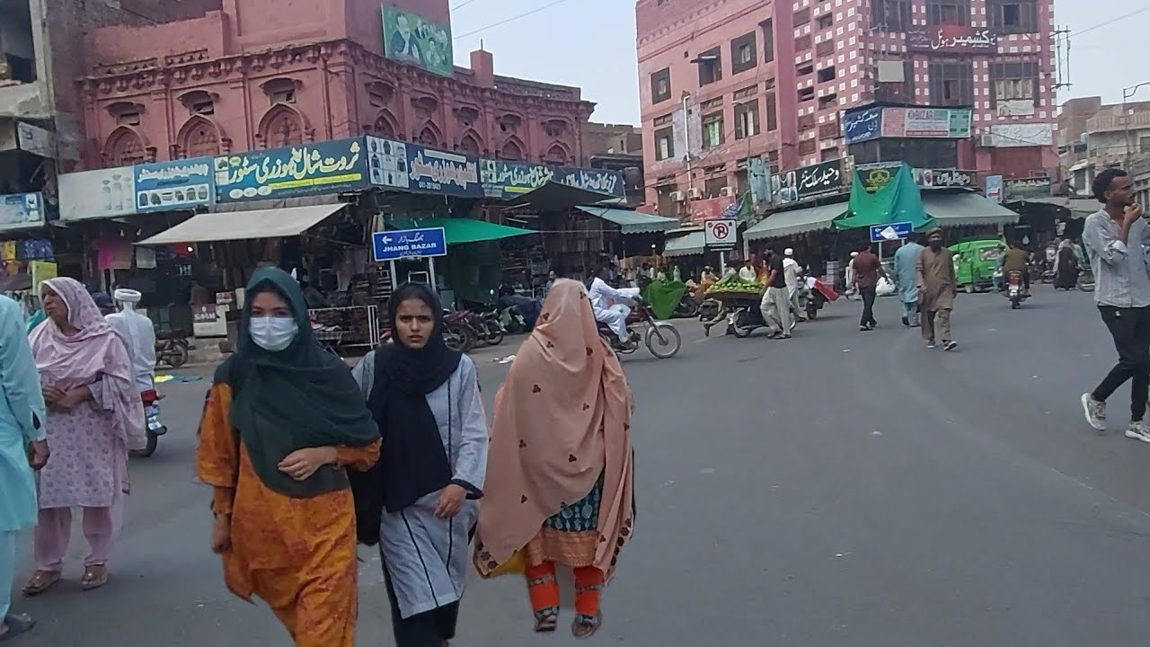 🇵🇰 Faisalabad, Pakistan: Chinyut Bazaar, Walking Tour of Markets, Food and Culture - YouTube