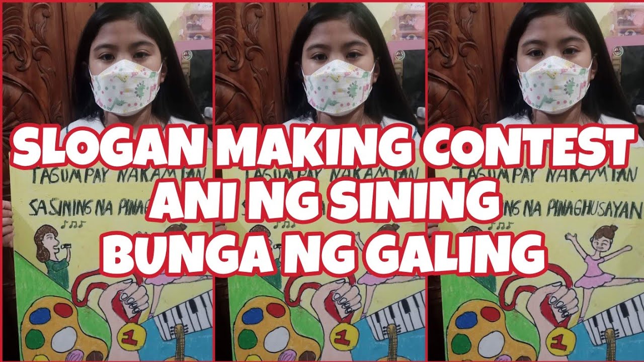 SLOGAN MAKING CONTEST - ANI NG SINING, BUNGA NG GALING - YouTube