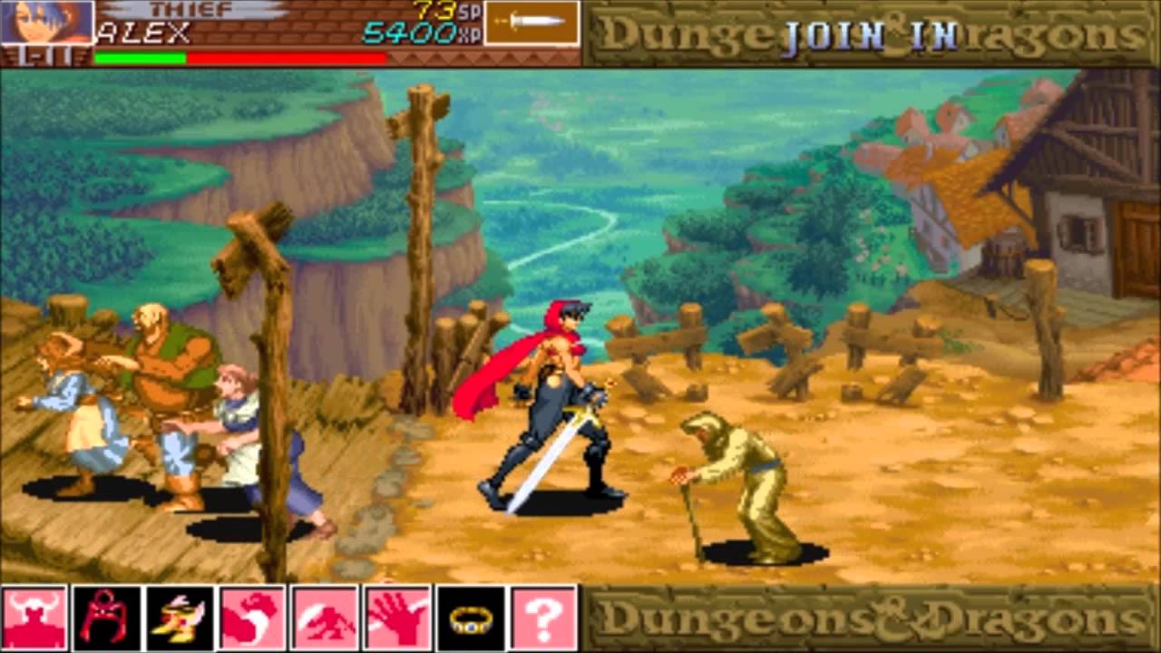 Dungeons & dragons shadow over mystara arcade first level - YouTube