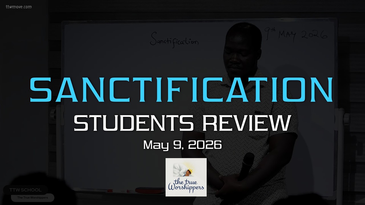 SANCTIFICATION — Secret Sins Students Review | Realizations, Confession ...