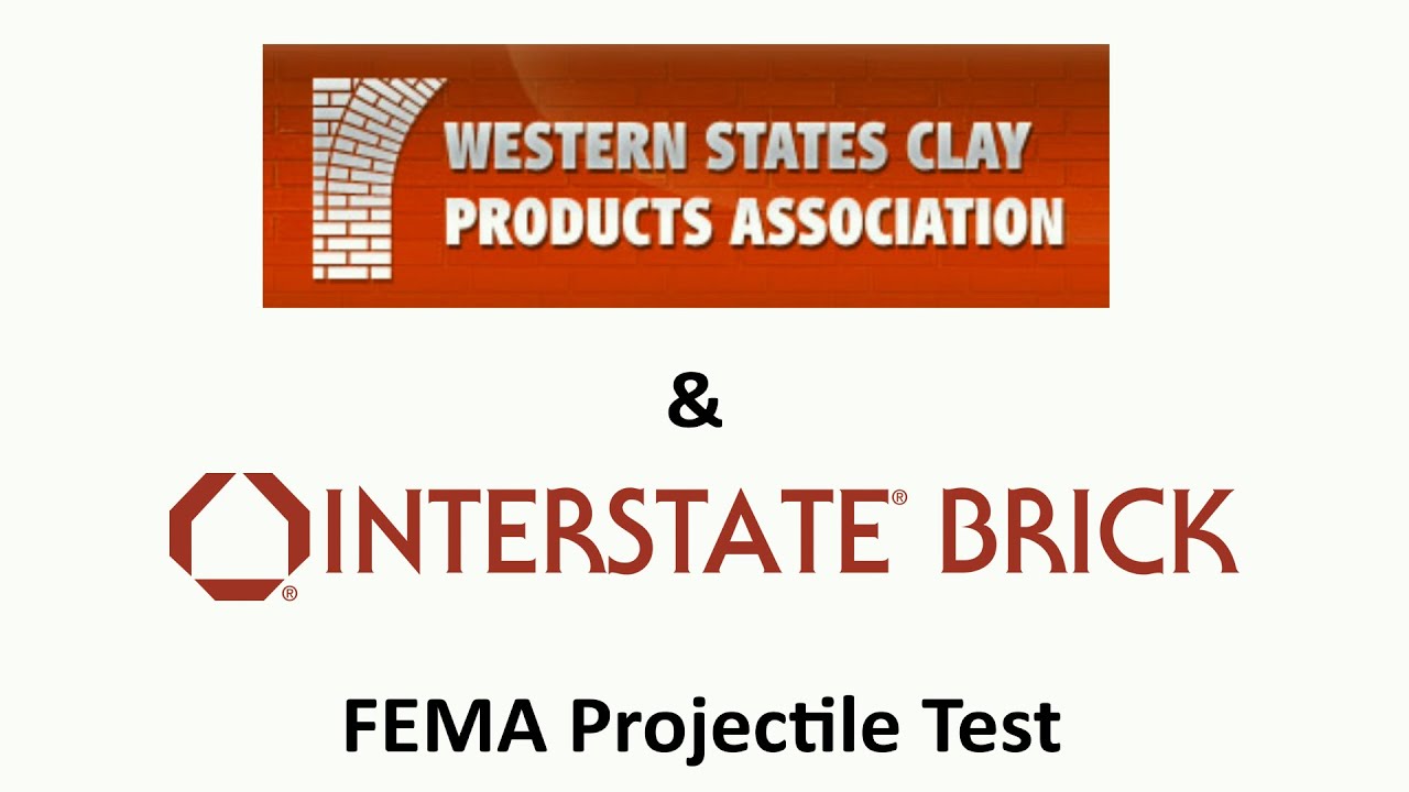 Interstate Brick FEMA Projectile Test - YouTube