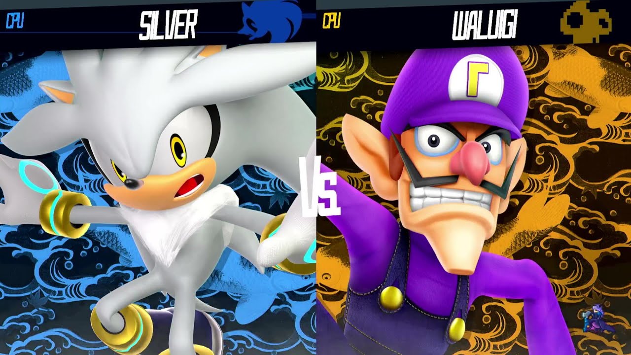 Waluigi Vs Sliver - Super Smash Bros Mods - YouTube