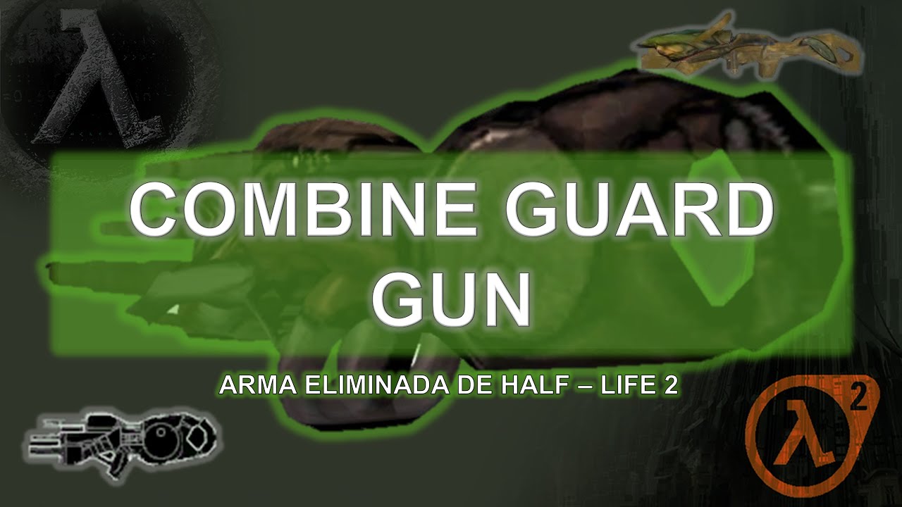 Combine Guard Gun | Arma recortada de Half-Life 2 Beta - YouTube