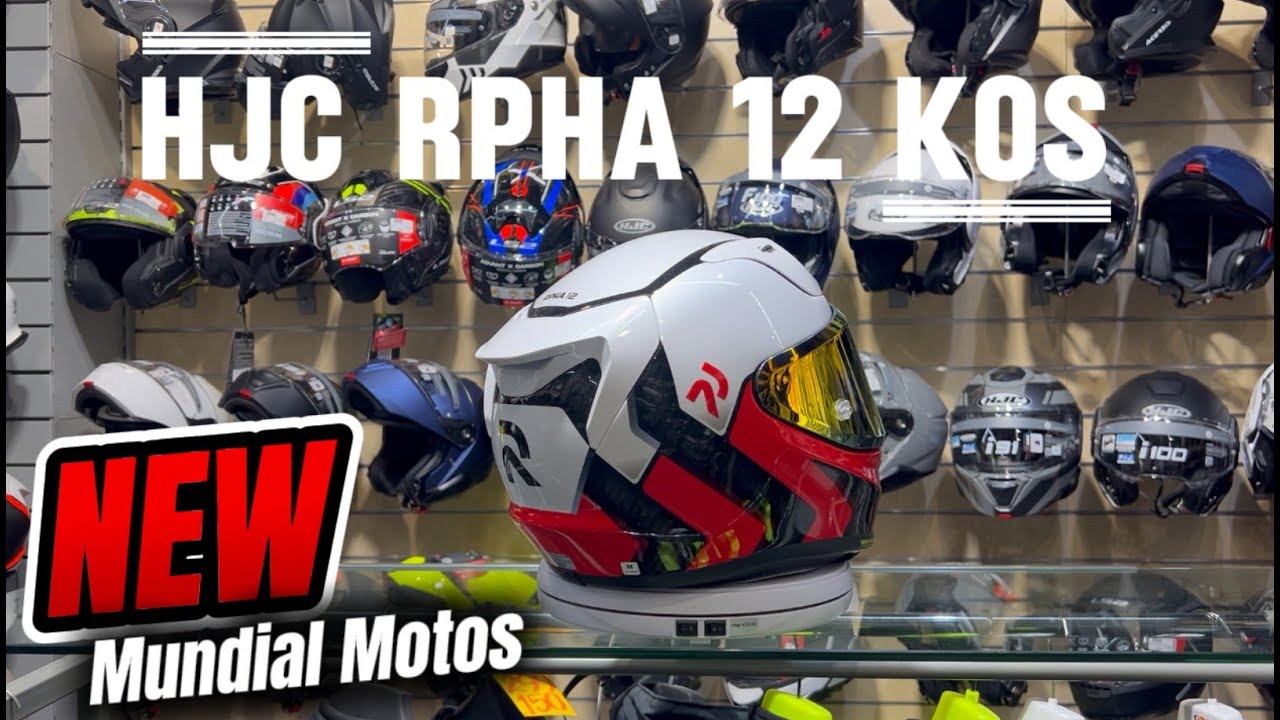 Casco HJC RPHA 12 KOS MC1 - YouTube