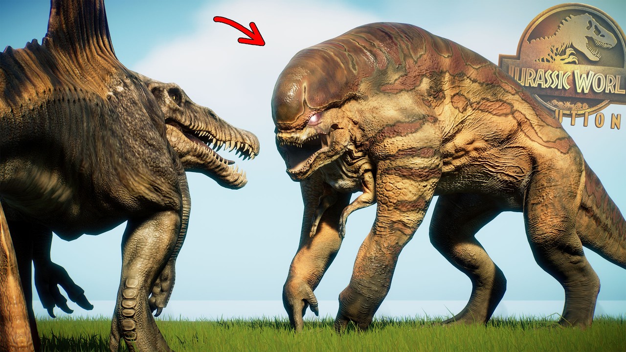 EL DISTORTUS REX ESTÁ AQUÍ! Dinosaurio Mutante mas peligroso ATACA ...
