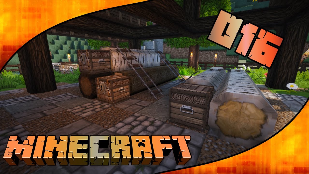 Let's Play MINECRAFT #016 - Feinschliff am Lagerhaus [Gameplay Deutsch ...