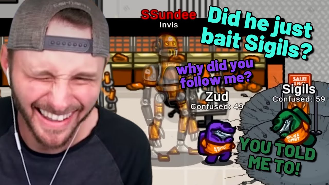 SSundee watches Zud bait Sigils into a trap - YouTube