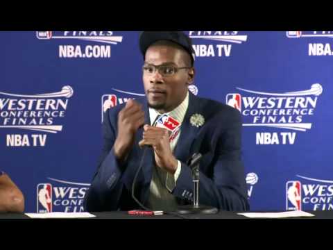 Kevin Durant and Russell Westbrook Post-Game Press Conference Interview ...