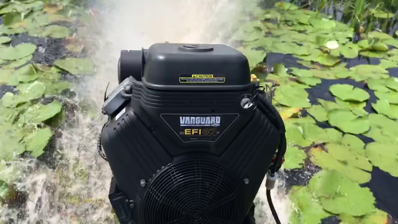 37efi Mud Walker Surface Drive 1746 Gator tail boat - YouTube