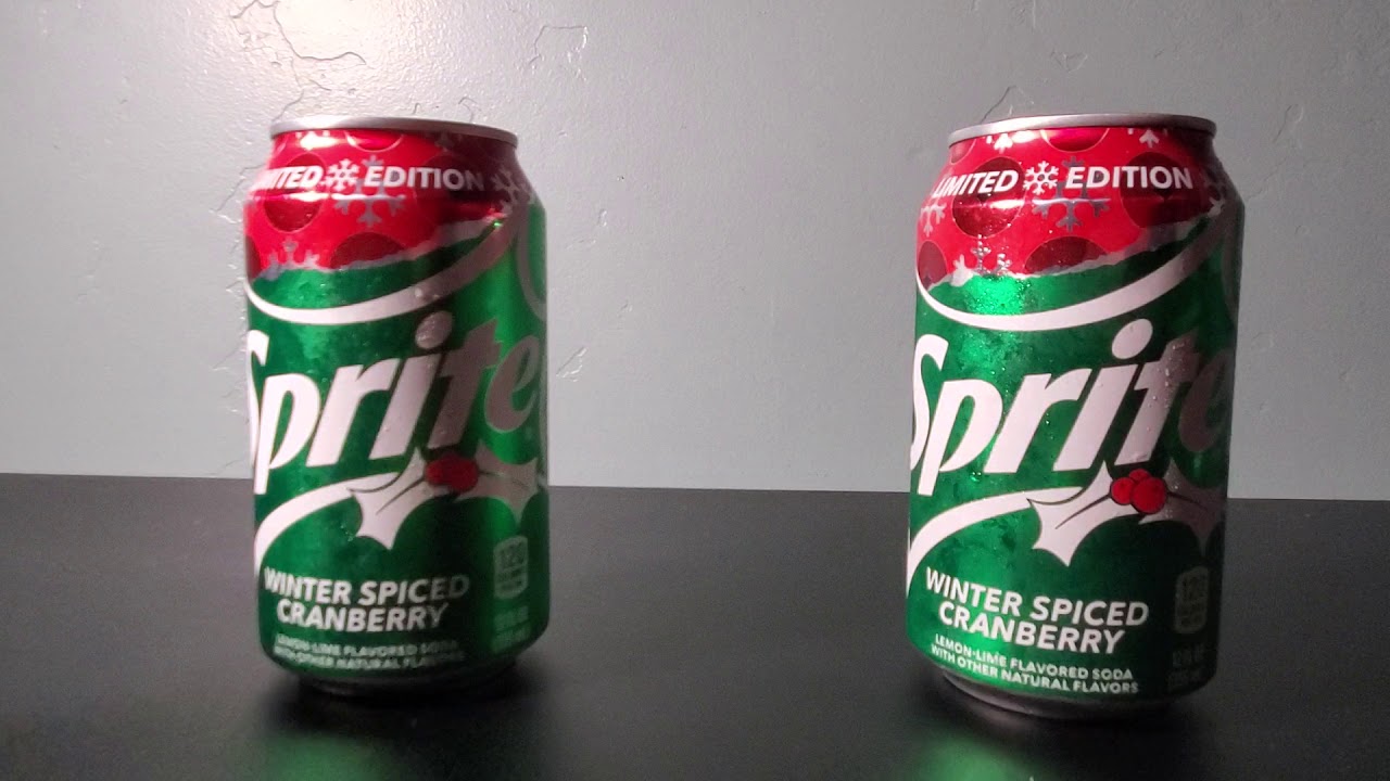 My last Winter Spiced Sprite Cranberries - YouTube