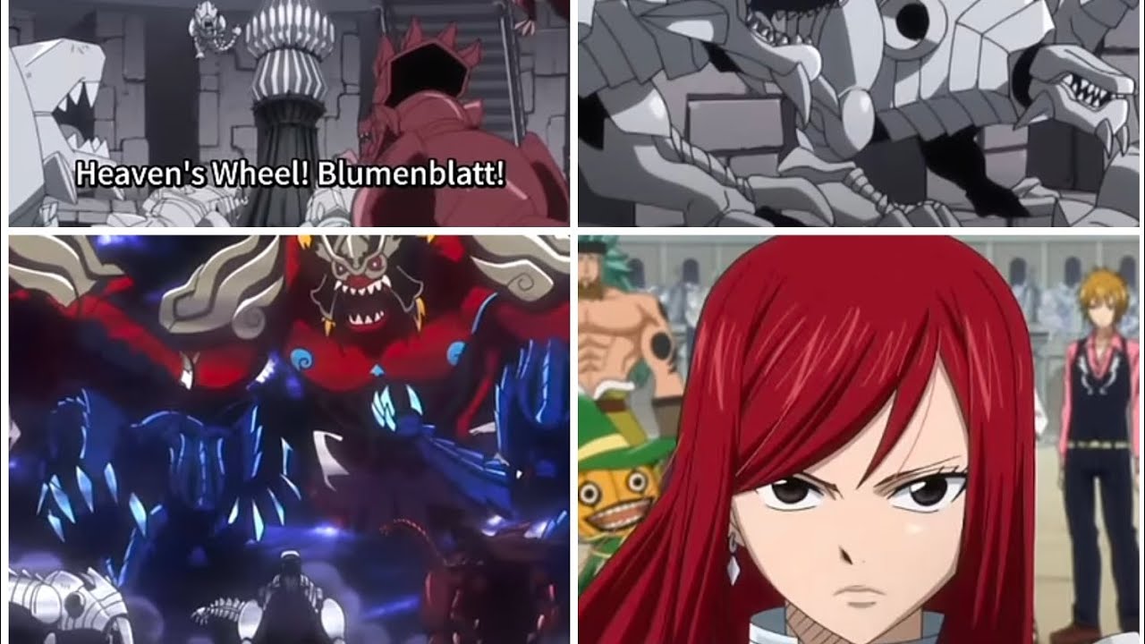 Erza vs. 100 Monsters fairy tail #anime #fairytail - YouTube