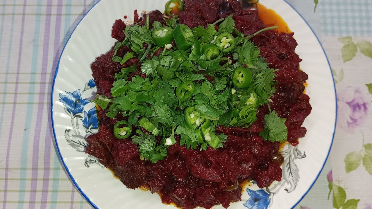 Chukandar Gosht Recipe | Beetroot Recipe - YouTube