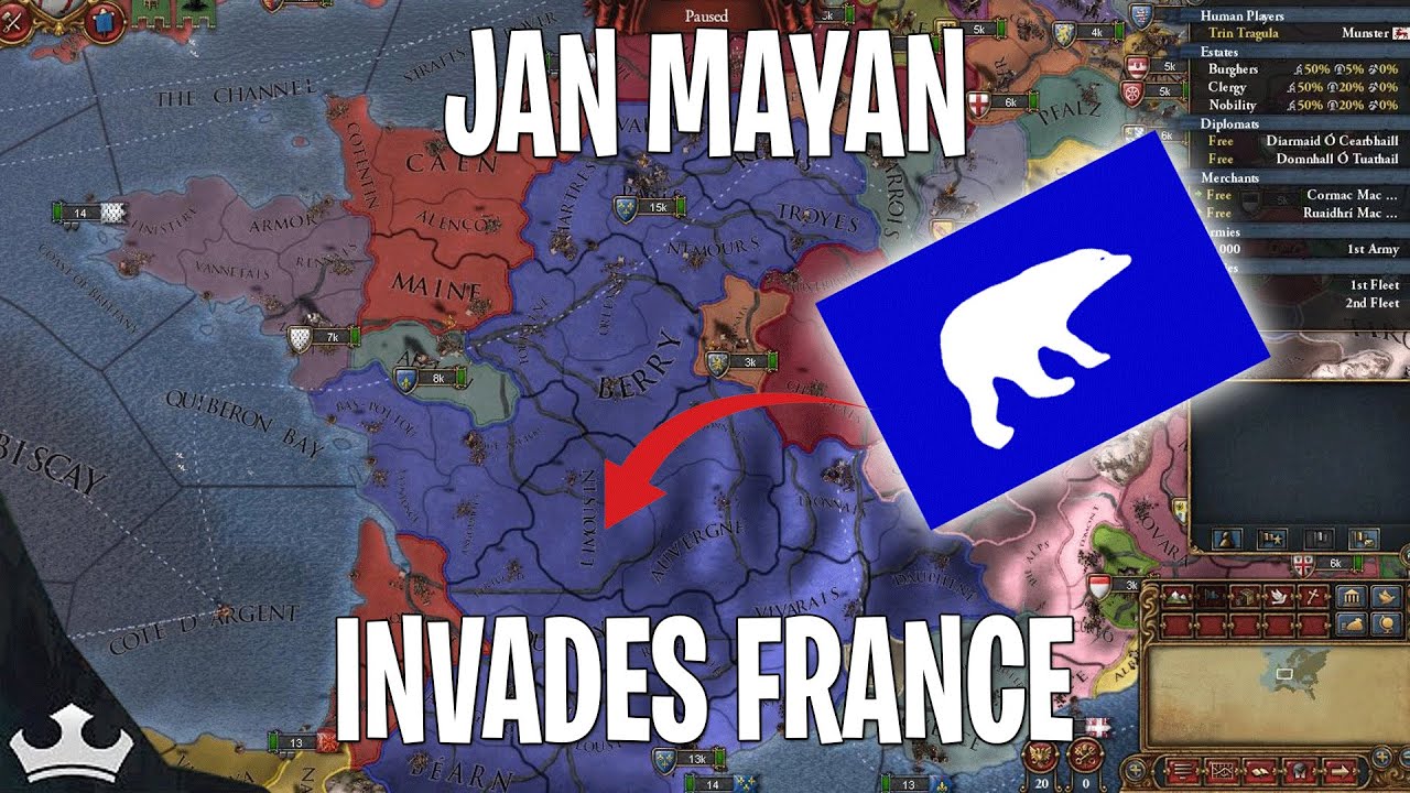 JAN MAYAN INVADES FRANCE - YouTube