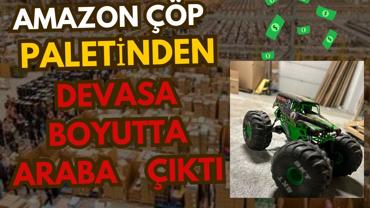 AMAZONDAN ÇÖP PALETİ ALDIKK ZARAR ETMEDİKK - YouTube