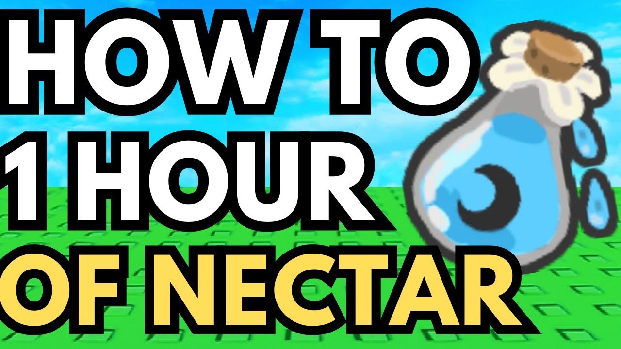 How To Get 1 Hour Of Nectar In Bee Swarm Simulator On Roblox - YouTube