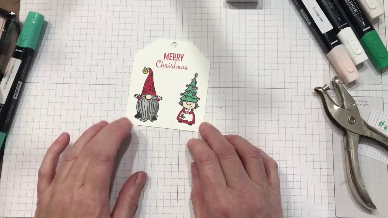 STAMPIN' UP! SUNDAY - Gnome for the Holidays Tags - YouTube