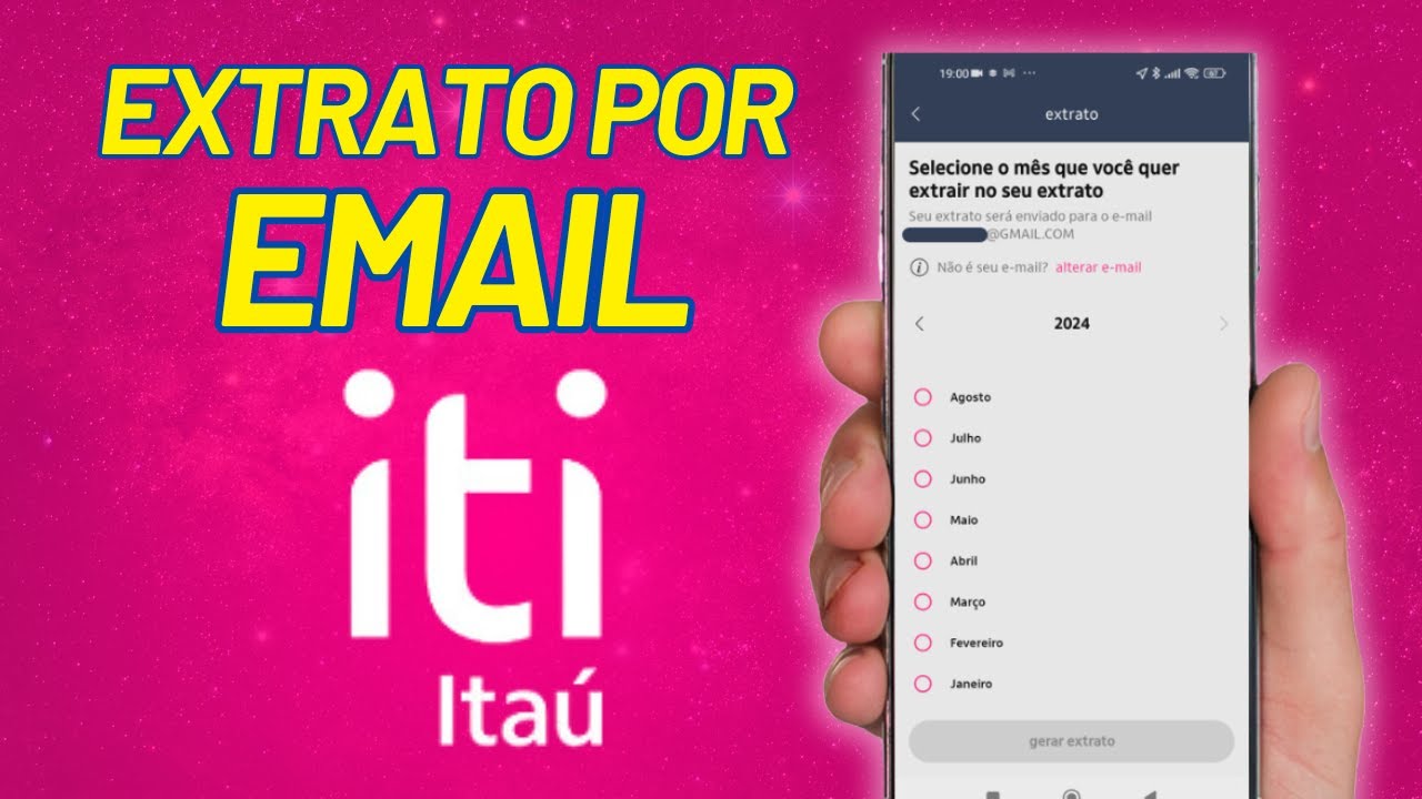 COMO BAIXAR EXTRATO POR EMAIL BANCO ITI | ATUALIZADO! - YouTube