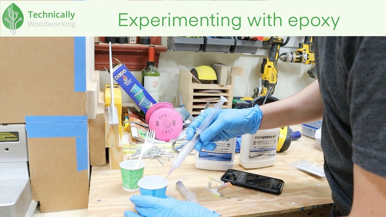 Experimenting with injecting epoxy - YouTube