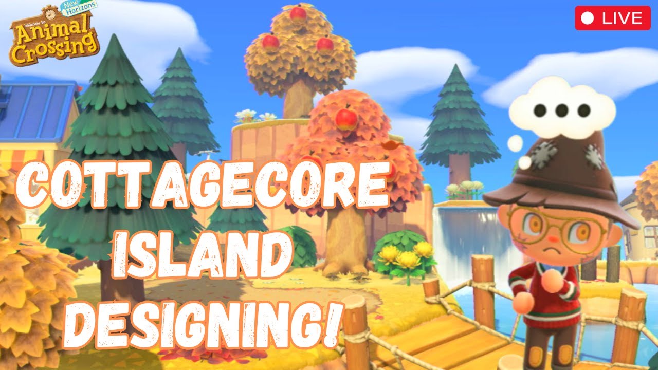 cottagecore island designing 🍂 | animal crossing new horizons - YouTube