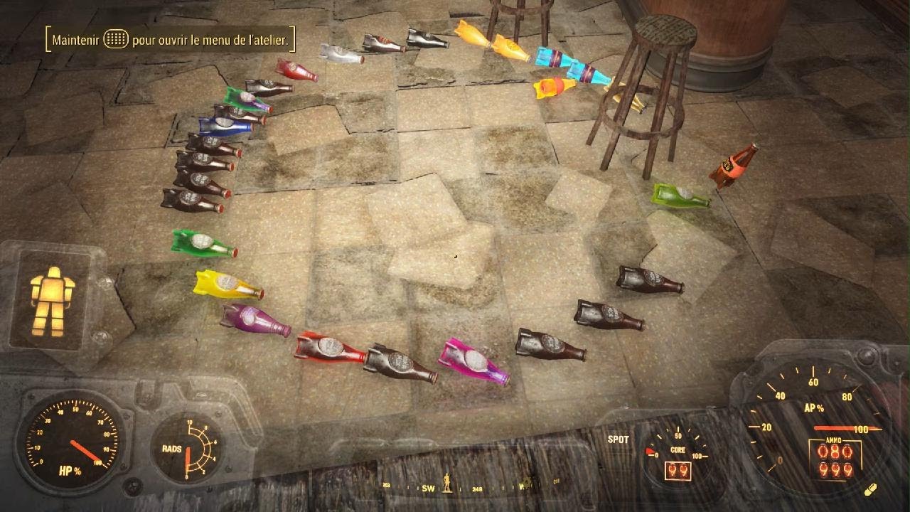 Fallout 4 all Nuka Cola flavors and colors - YouTube