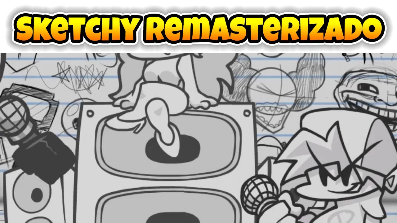 Friday Night Funkin' Sketchy Vs. Sketchy Remasterizado - Diálogos - YouTube