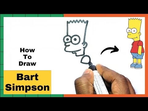 How To Draw Bart Simpson | Bart Simpson Drawing Very Easy | Easy ...