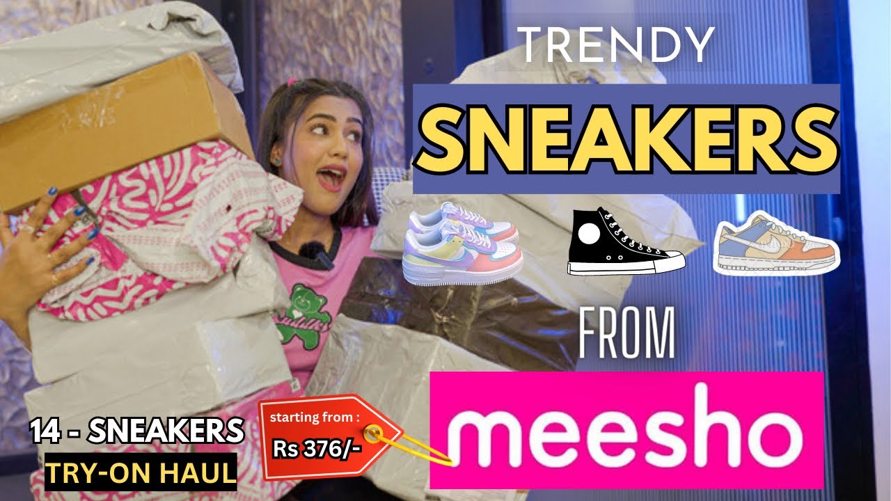 *HUGE* MEESHO SNEAKERS Haul | Running shoes | Casual shoes | Tryon ...