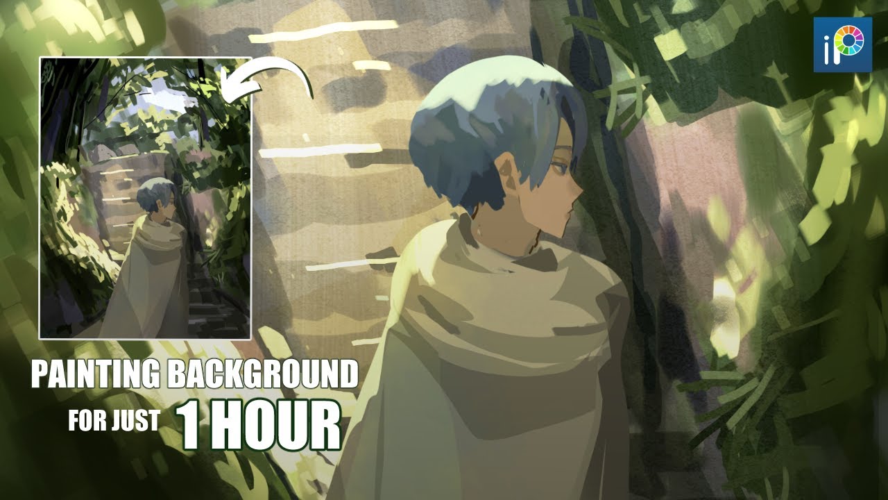 【IBIS PAINT X】Painting BACKGROUND | Illustration Making - YouTube