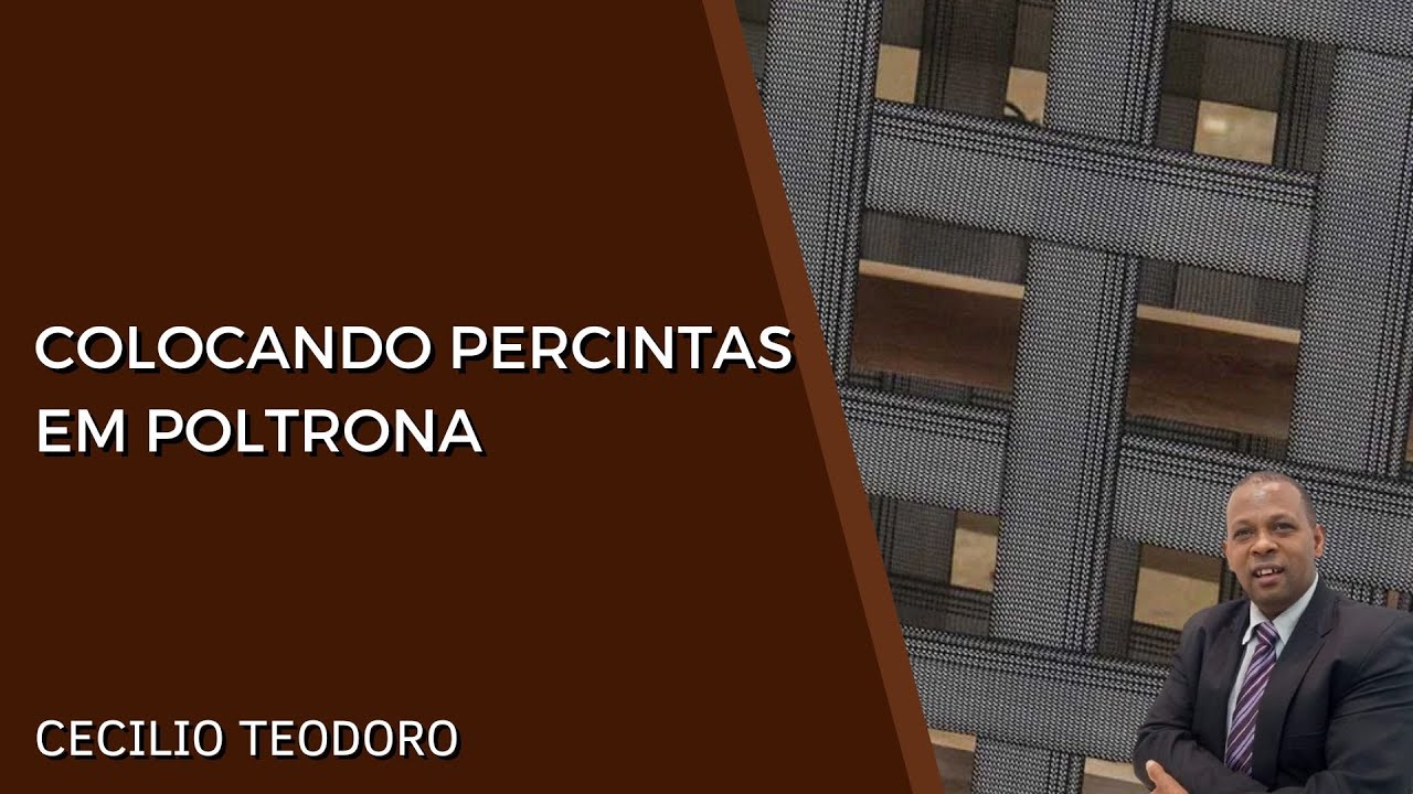 Como colocar Percintas em uma poltrona ! - YouTube