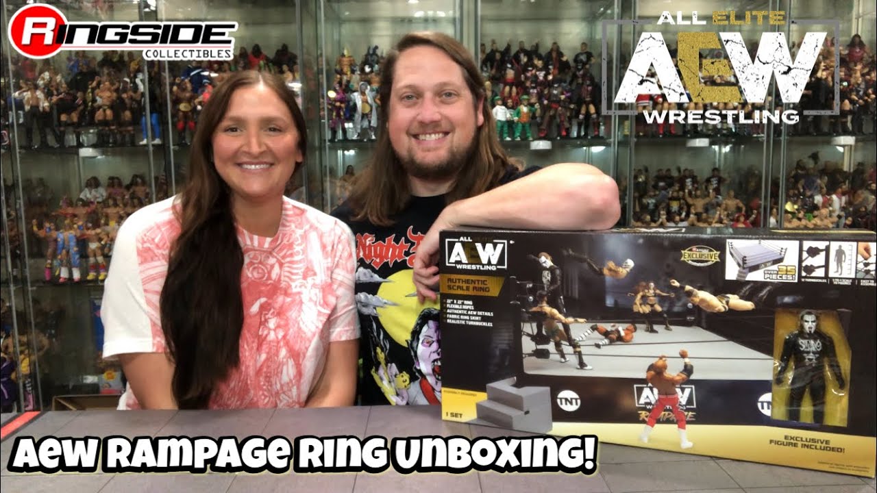 Ringside Collectibles Sting AEW Rampage Ring Unboxing & Review! - YouTube