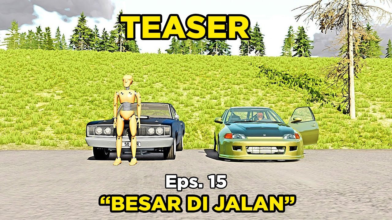 Teaser Besar Di Jalan | Eps. 15 - BeamNG.Drive - YouTube