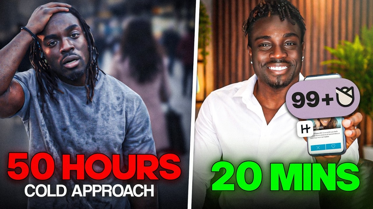 Cold Approach vs. Hinge: The 50-Hour Experiment - YouTube