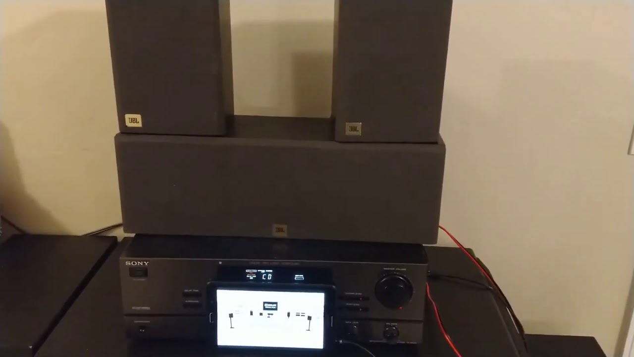 JBL Flix2 sorraunds and center test - YouTube
