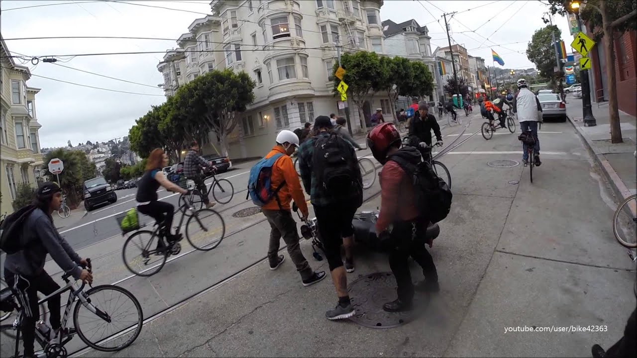 Lady Falls off Motorcycle - YouTube