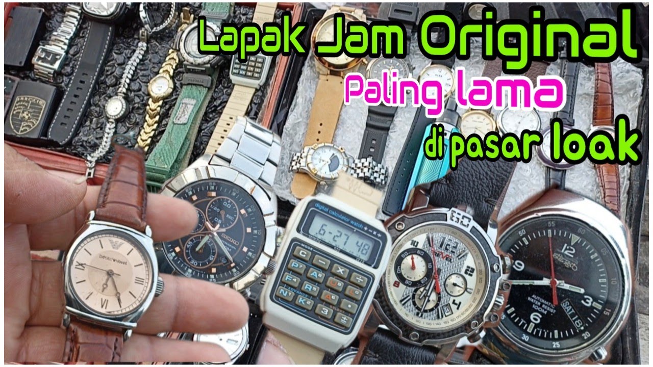 Jam second original di pasar loak jatinegara - YouTube
