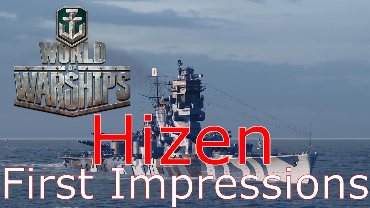 World of Warships- Hizen First Impressions - YouTube