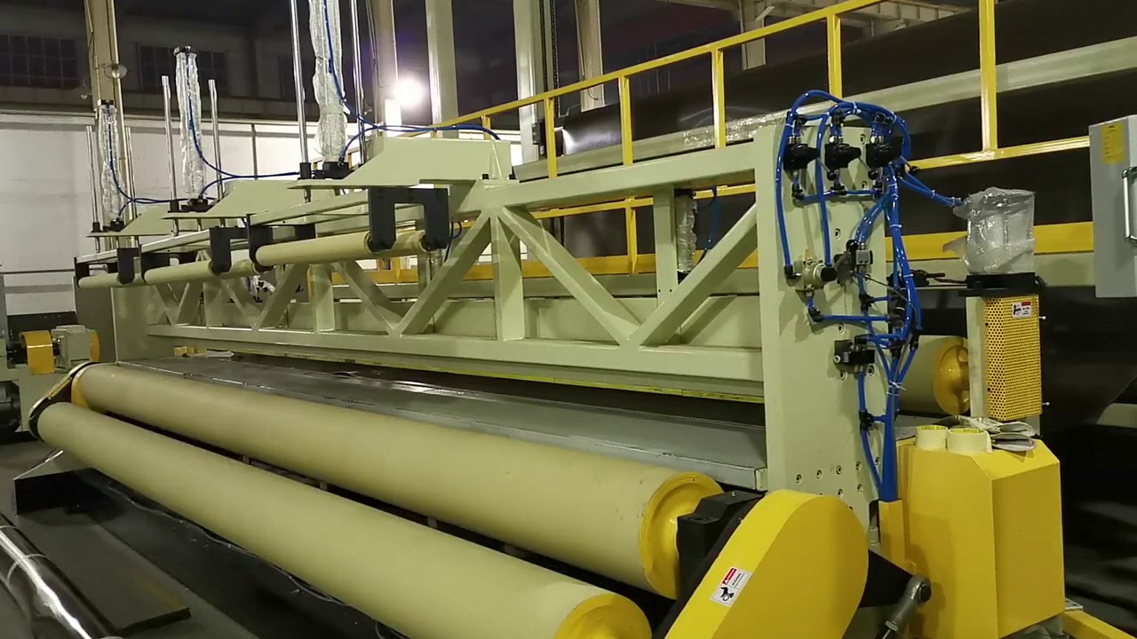 6000mm PE waterproofing membrane sheet extrusion line - Jwell Machinery ...