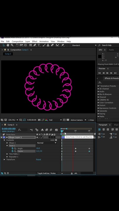 Circle Burst - After Effects Tutorial - YouTube