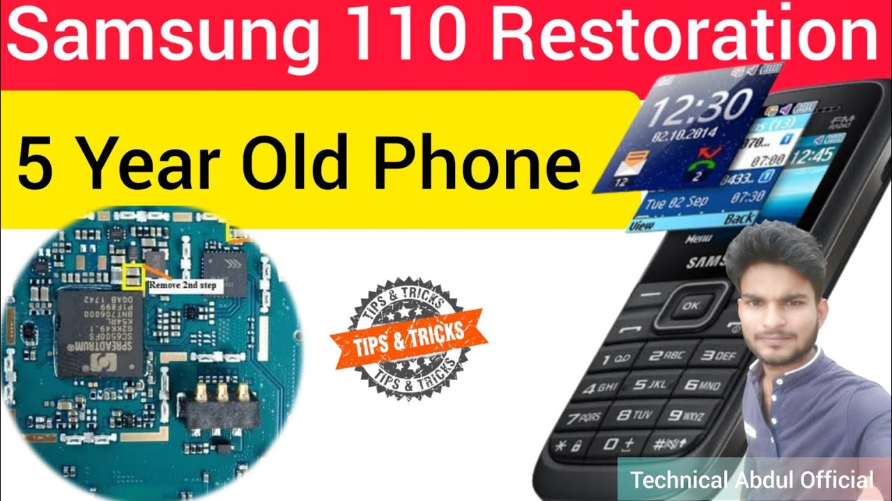 Restoration 5 Year Old Phone Samsung b110e Restoring Broken Phone 📱 ...