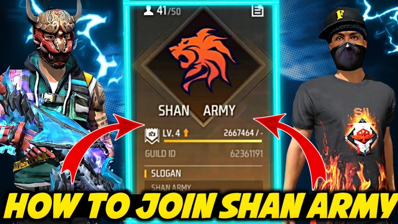 😱HOW TO JOIN SHAN ARMY | SHAN ARMY GUILD ONLY S1 S2 S3 S4 AND ALL ELITE ...