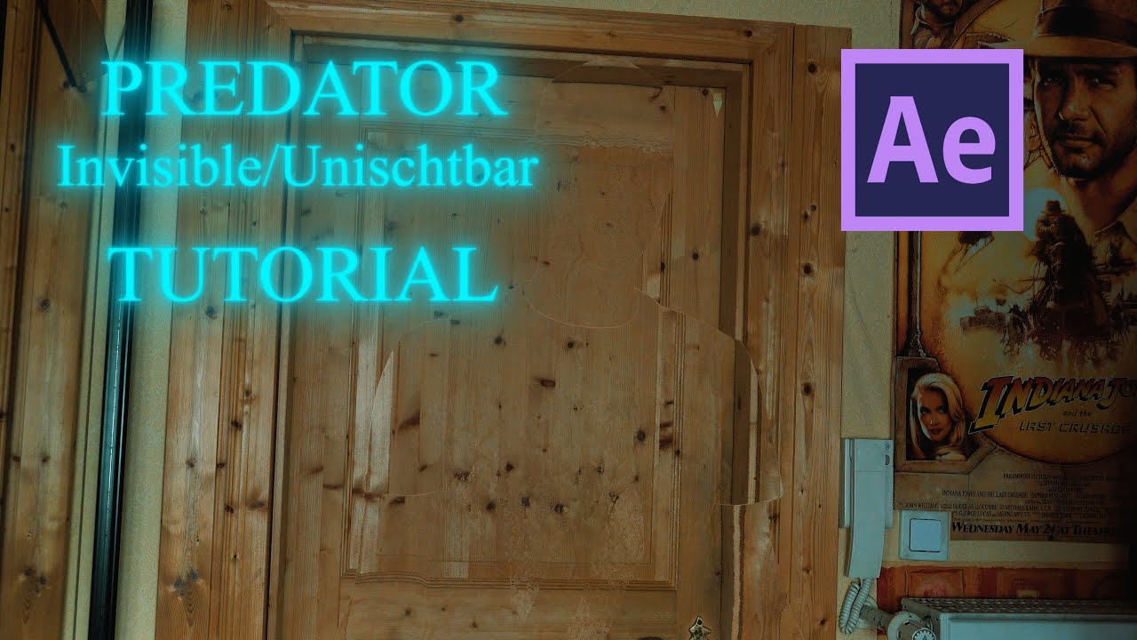 Unsichtbar / Invisible "Adobe After Effects" TUTORIAL - YouTube