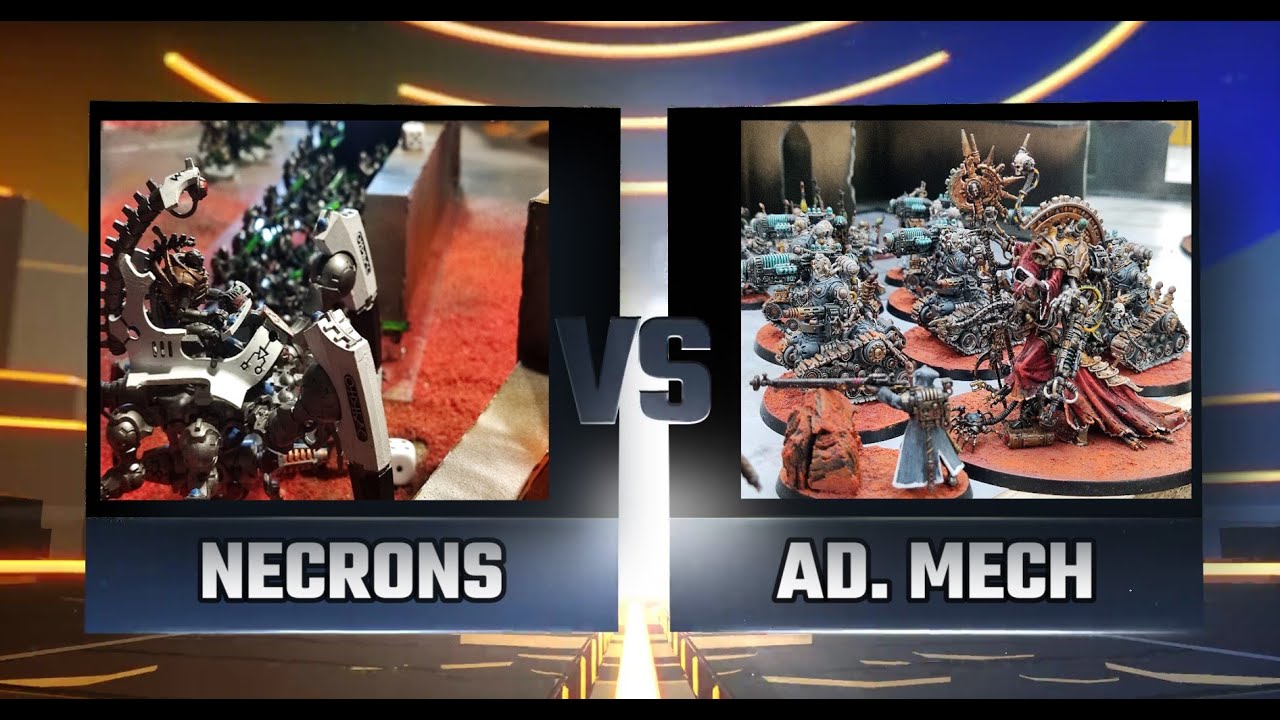 JORNADA 8 III TORNEO CyH: MECHANICUS VS NECRONS - YouTube