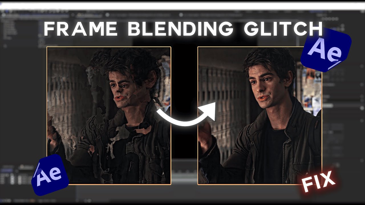How to Fix Frame Blending Glitch on After Effects - YouTube