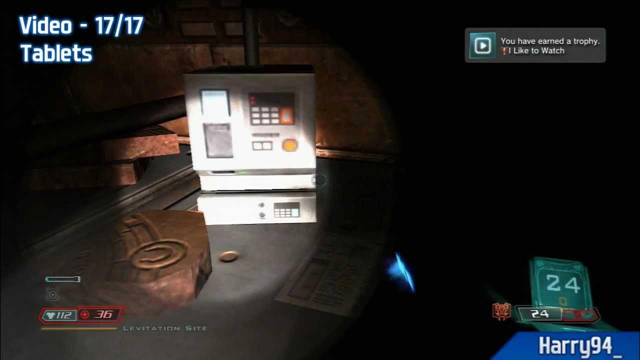 DOOM 3 BFG Edition - All PDA / Lockers / Video Locations - Caverns 2 - YouTube